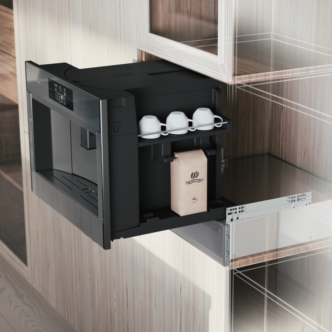Explore Built-In Coffee Machines for Luxury Kitchen Online by Hafele India